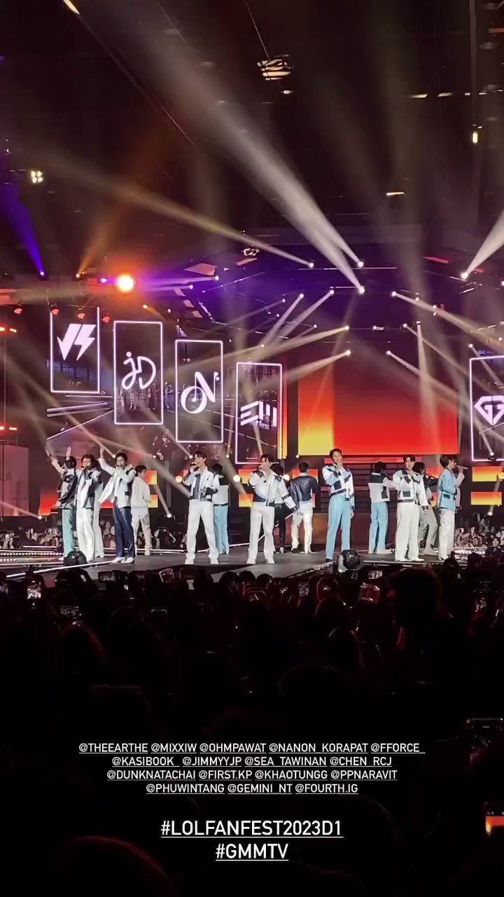 FirstKhaotung_TWFC on Twitter: "230624 GMMTV Twitter 最後16人的大合唱～ #LOLFanFest2023 #FirstKhaotung ...