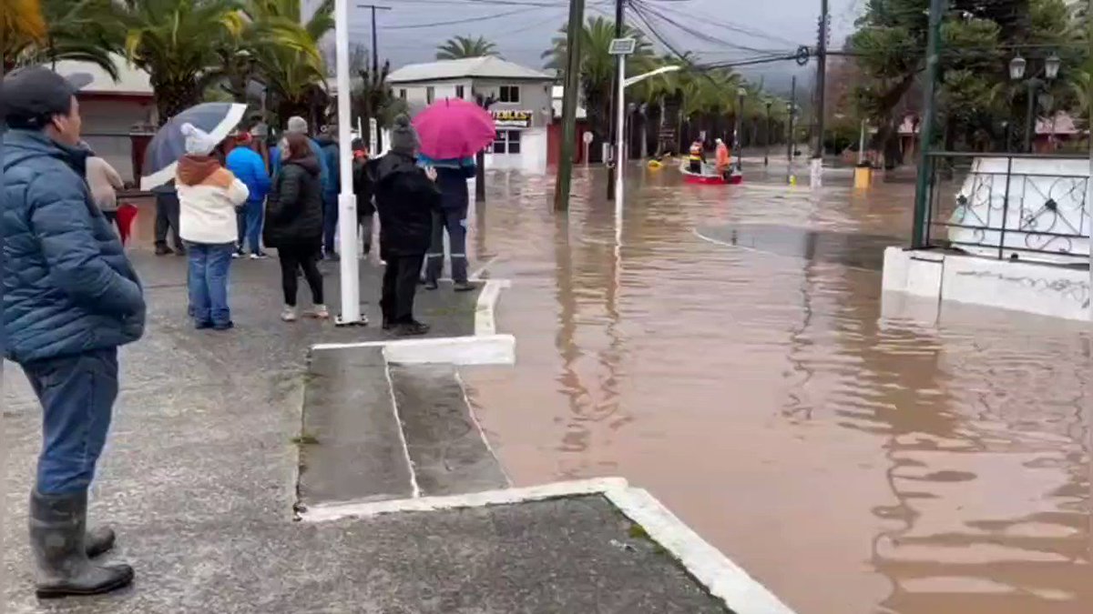 Agenciauno On Twitter Aguas Del Río Mataquito Llegan Hasta La Plaza