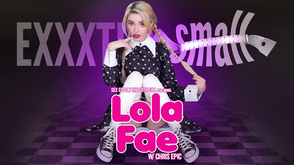 Girlsdoxxx On Twitter Sex Ed For The Goth Girl Starring Lola Fae