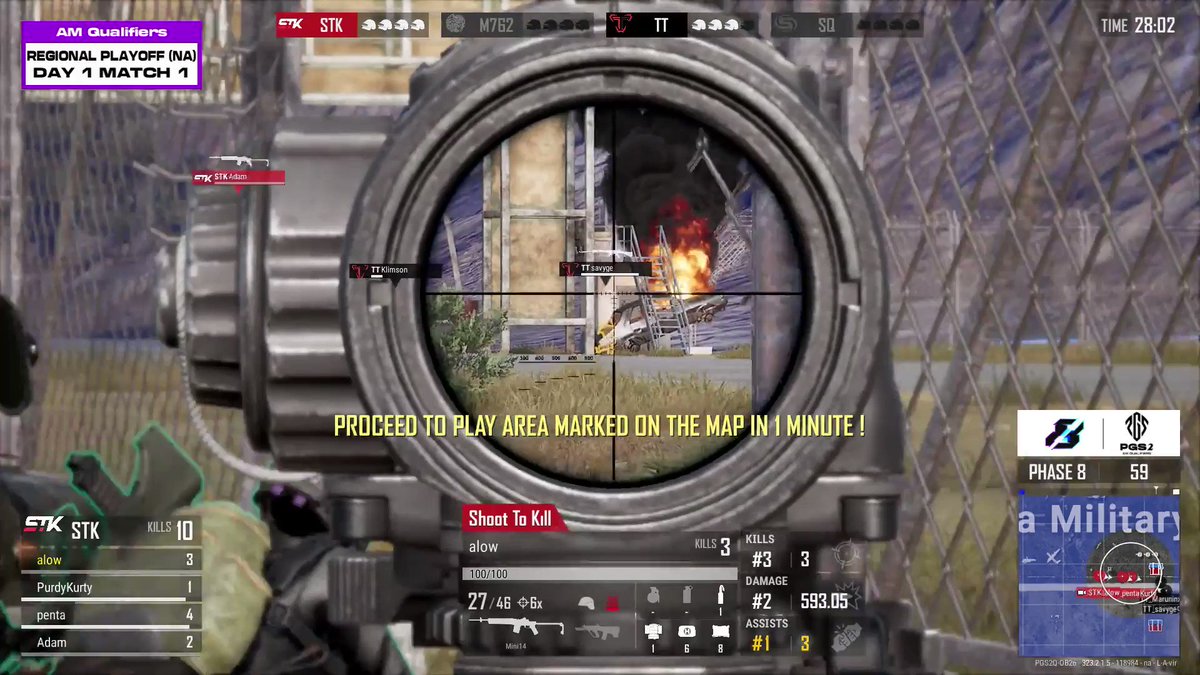 PUBG Esports on Twitter: "WWCD! 🍗 @ShootToKillPUBG gets off to a hot start at the #PGS2 Americas ...