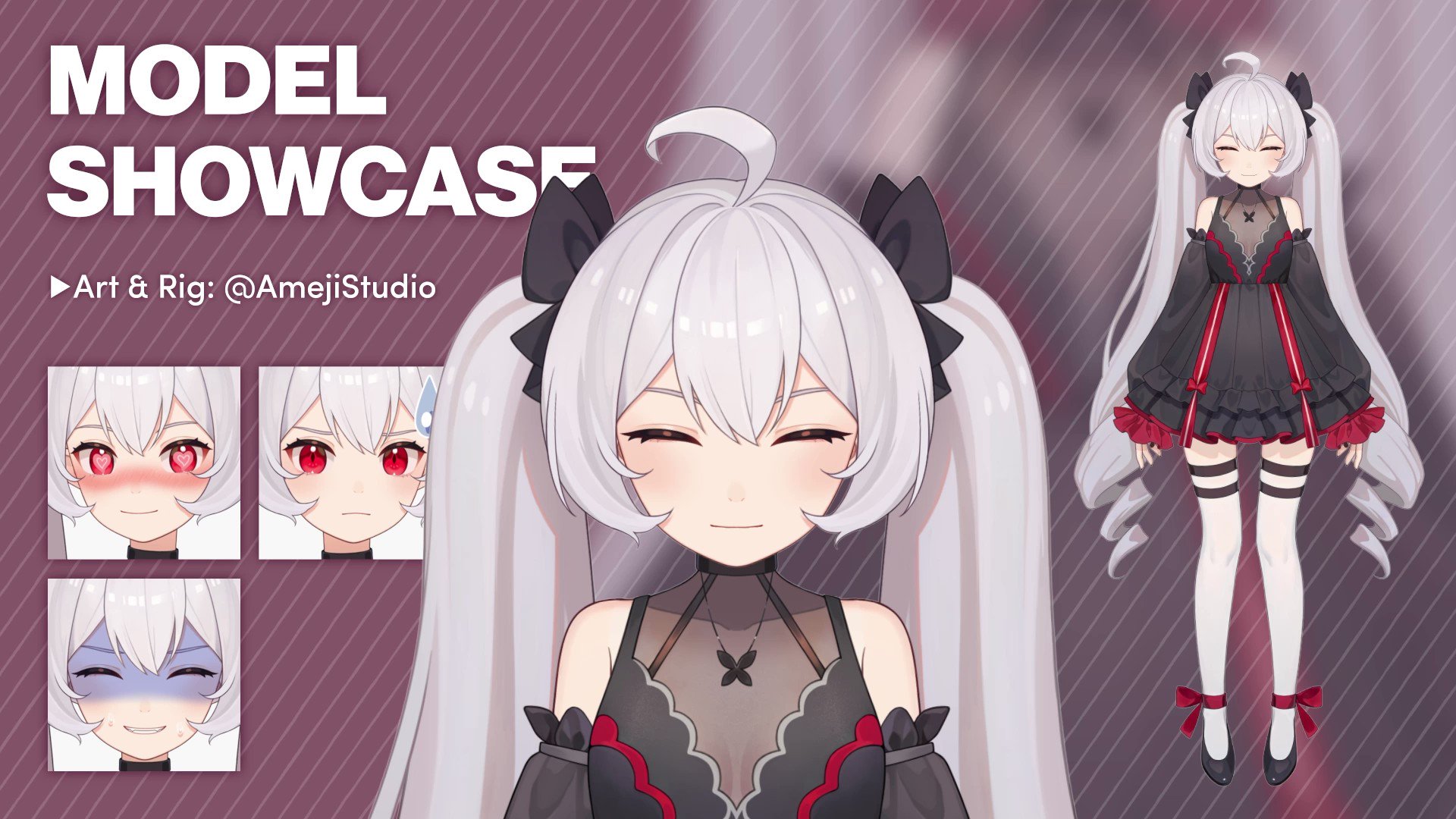 Ameji • Commissions Open • on Twitter: "🩷Free Live2D Model🩷 It's me again! I made another one ...