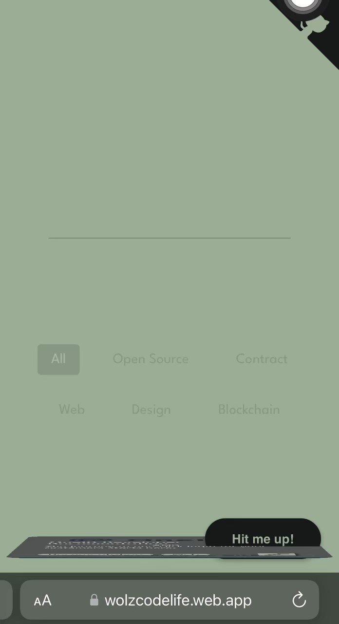 wolz CODElife🧑🏽‍💻 🥑 on Twitter: "Catch this snippet from my portfolio - https://t.co/627UjsIG3u ...