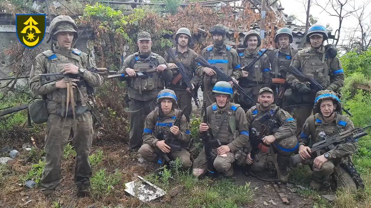 MilitaryLand.net on Twitter: "📽️Now also confirmed by the video. Rivnopil was liberated by the ...