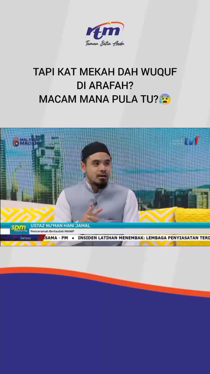 RTM Malaysia on Twitter: "Bukan kena ikut masa Mekah ke? 🤔🤔 #PuasaHariArafah # ...