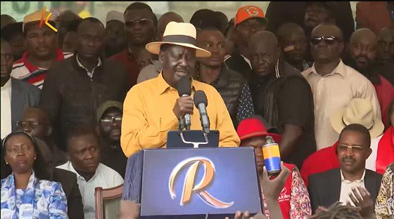 K24 TV on Twitter: "Raila Odinga: Ruto and his ilk are going to learn the hard way that Kenyans ...