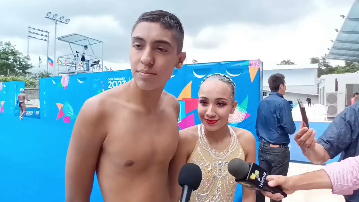 Diario El Salvador on Twitter: "#SanSalvador2023 | La pareja mexicana de nado artístico ...