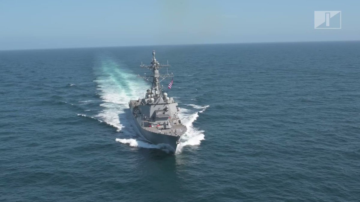 Chris Cavas on Twitter: "JACK H LUCAS DDG125, the 1st Arleigh Burke-class Flight III destroyer ...