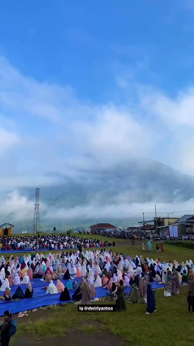 Merapi Uncover On Twitter Masyaallah Tabarakallah Suasana Sholad Id