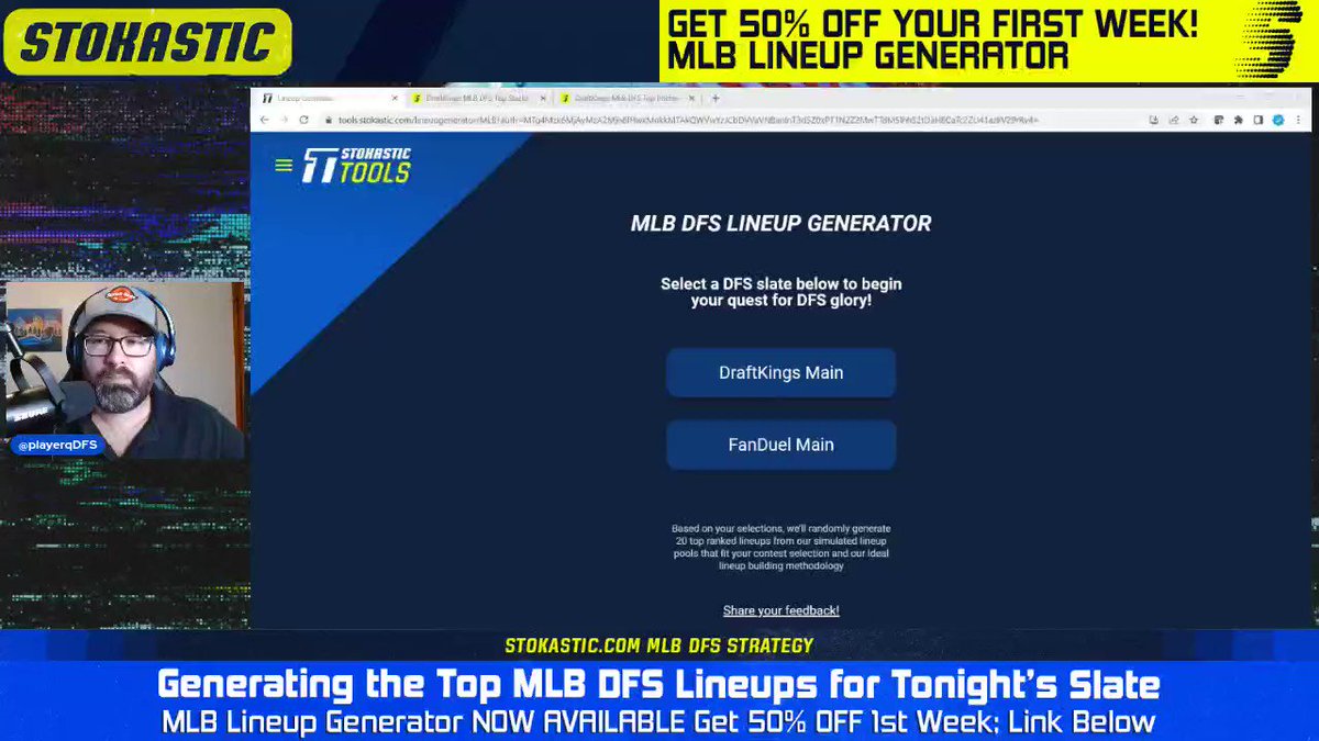 Mlb Projections Tools Promotions Mlb Lineup Generator Launch A Game