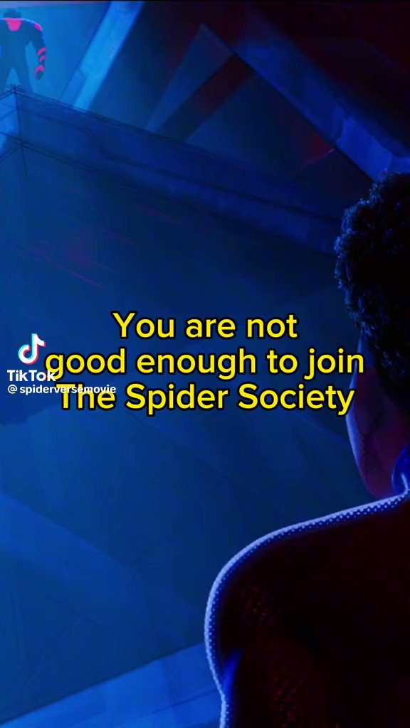 ⚔️👹⚔️ On Twitter Not The Official Spider Verse Tik Tok—