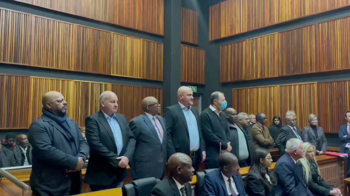 Heidi Giokos on Twitter: "11 Accused in the over R405 million #Transnet corruption appeared in ...