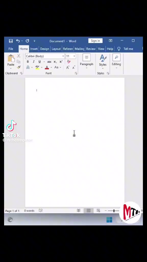 Learn Computer On Twitter How To Add Signature In Word 