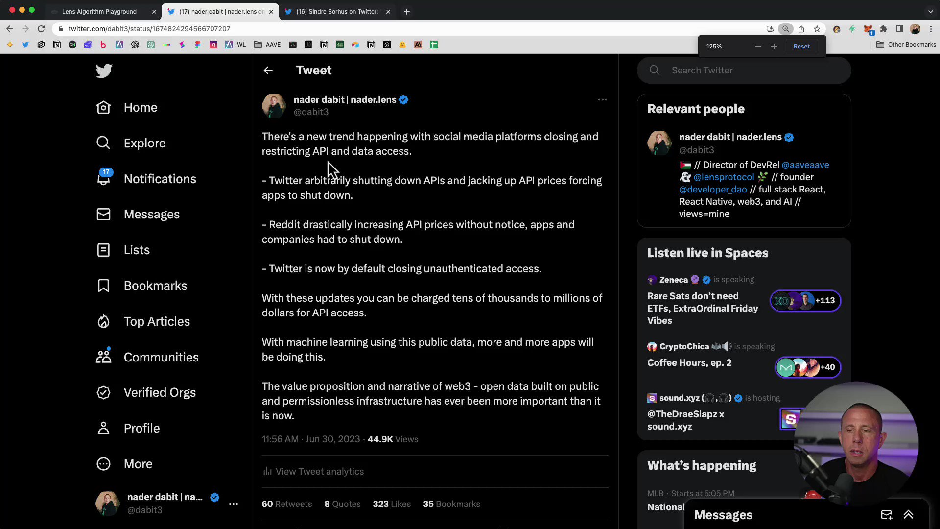 Nader Dabit Naderlens On Twitter Today Im Releasing Lens Algorithm Playground Its An App