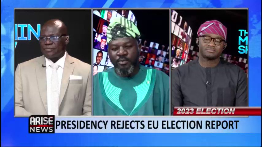 ARISE NEWS on Twitter: "EU Report is a Threat to Nigeria's Democracy – Oladotun Hassan EU ...