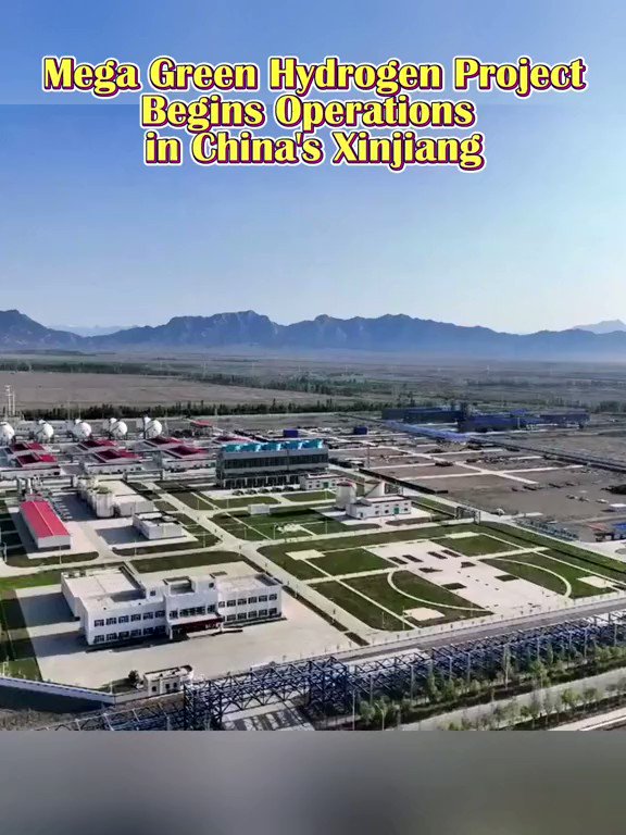 Zhang Meifang On Twitter Mega Green Hydrogen Project Begins