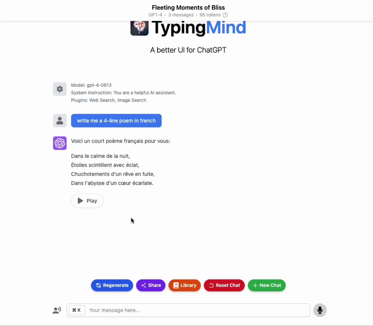 TypingMind on Twitter: "🥳 TypingMind x @elevenlabsio: Multilingual text-to-speech now available ...