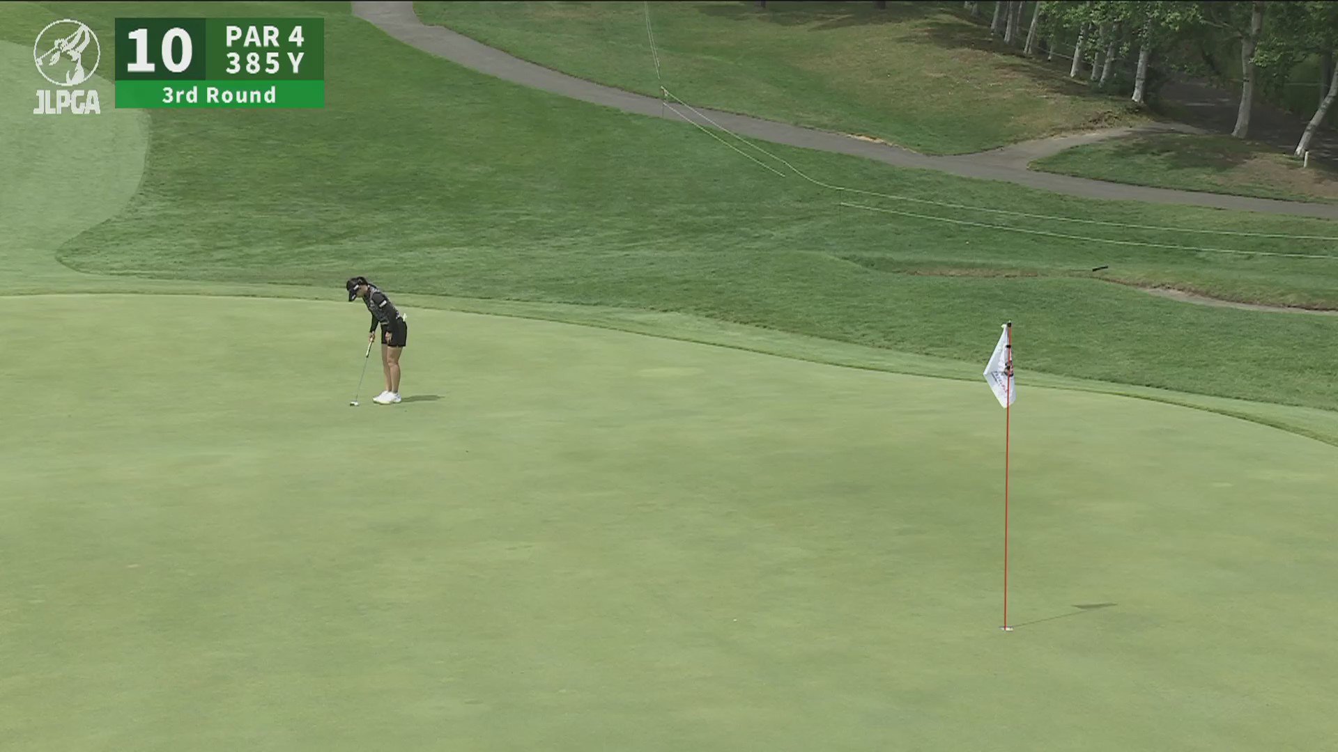 日本女子プロゴルフ協会(JLPGA) on Twitter: "#ミネベアミツミレディス 🏆｜#Round3 #柏原明日架(@asuka__official)が10番で難しいパットを見事に沈め ...
