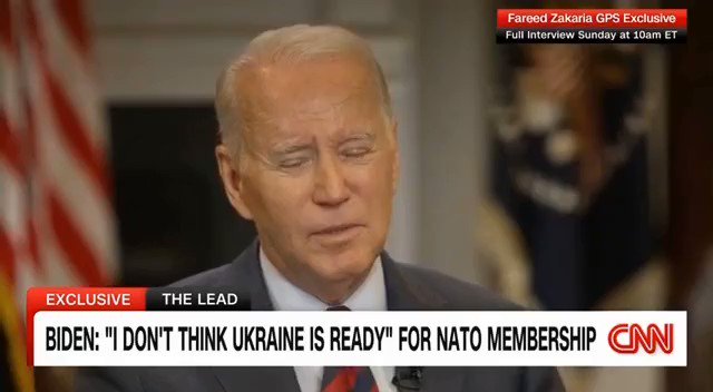 DACHI-shows you *End of Russkiy mir on Twitter: "Biden stated that NATO membership is premature ...