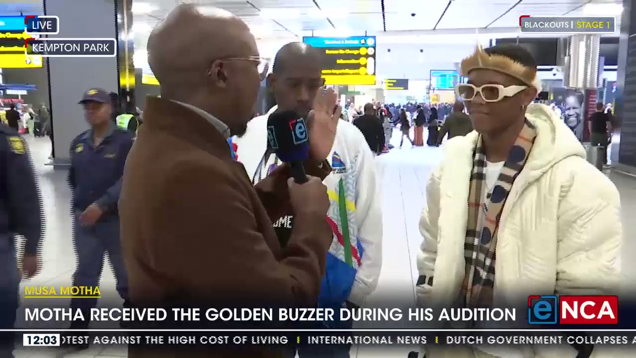 eNCA on Twitter: "Dance sensation #MusaMotha is finally home. Motha received a hero's welcome ...