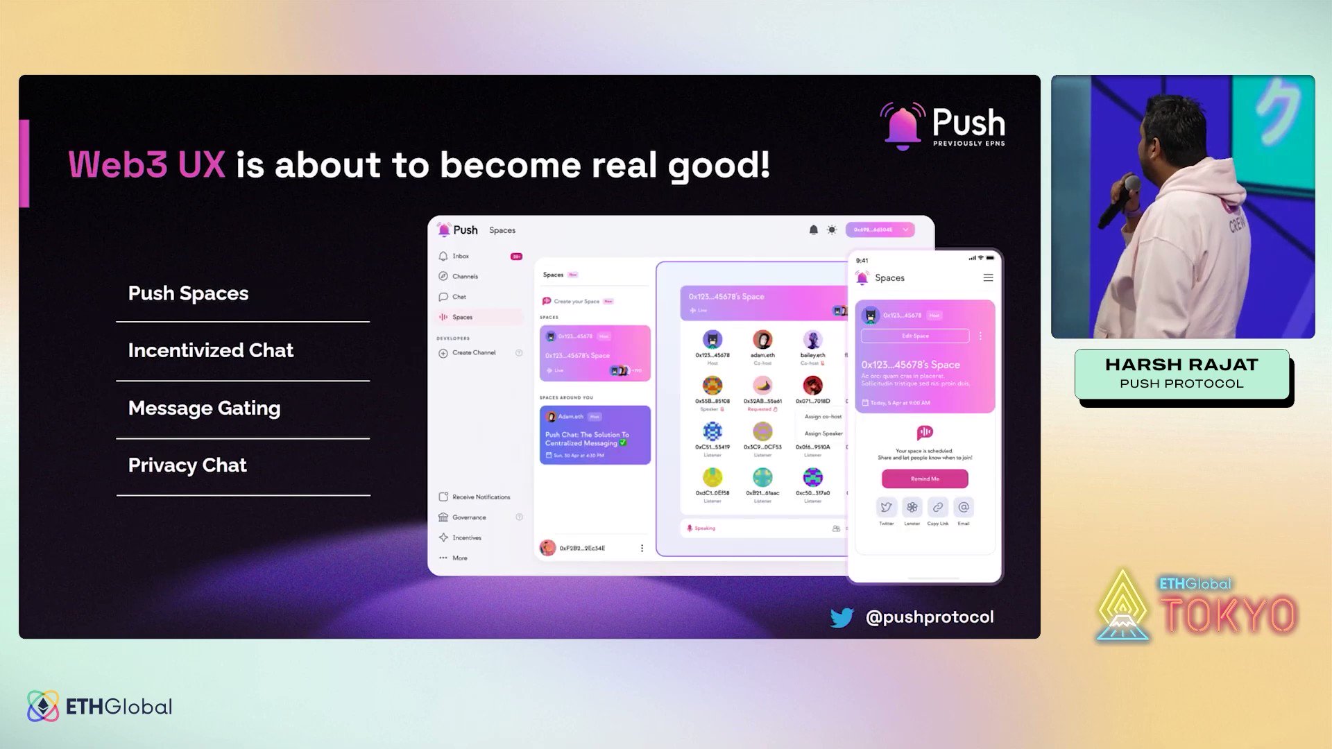 Push Protocol Push Video Chat Is Live On Twitter We Unveiled First Look Of Spaces At 