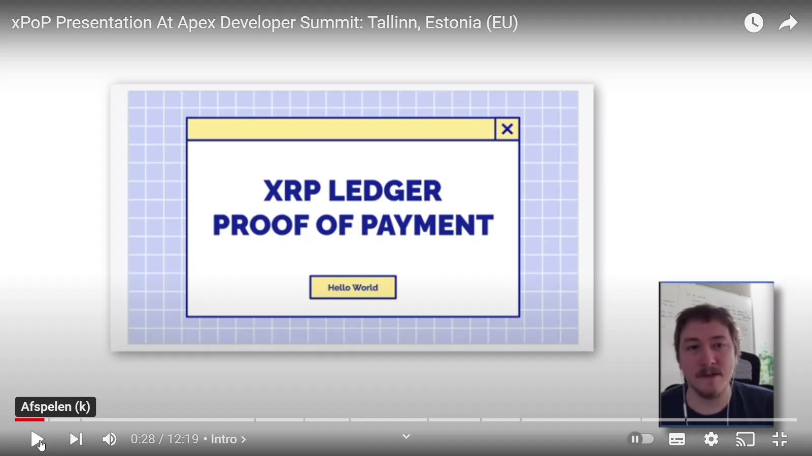 Mickey_B_Fresh☀️🪝 on Twitter: "1/3 Richard Holland of #XRPLabs explains #XPOP the protocol that ...