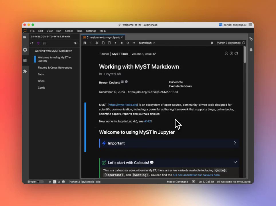 Myst Markdown On Twitter Quick Tip In Jupyterlab You Can Add Hover 2653