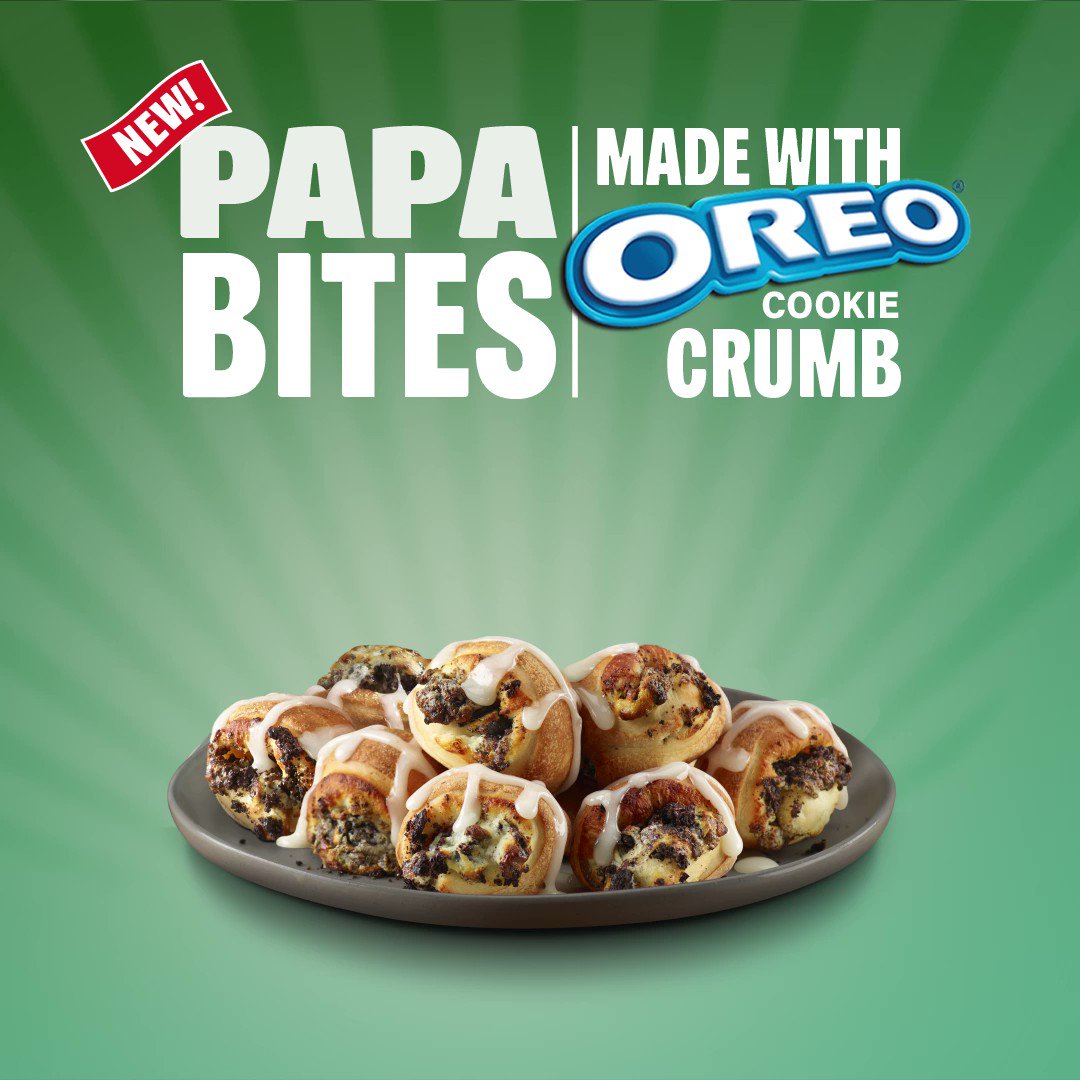 Papa Johns Uk On Twitter Papa Bites Made With Oreo® Crumb Do We Need