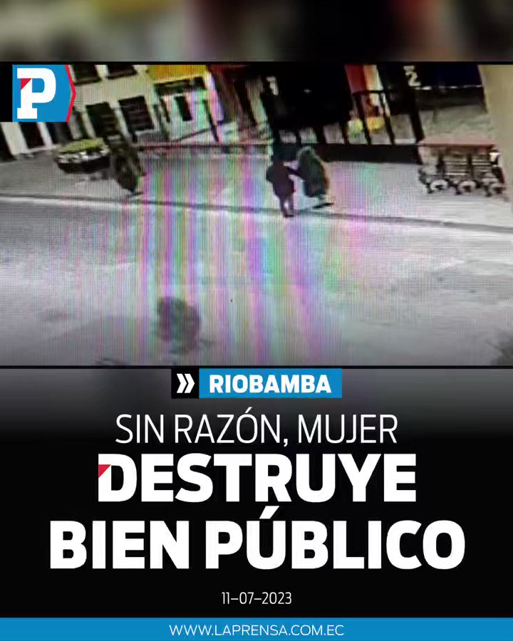La Prensa Chimborazo On Twitter Riobamba Una Mujer Rompe Una De Las
