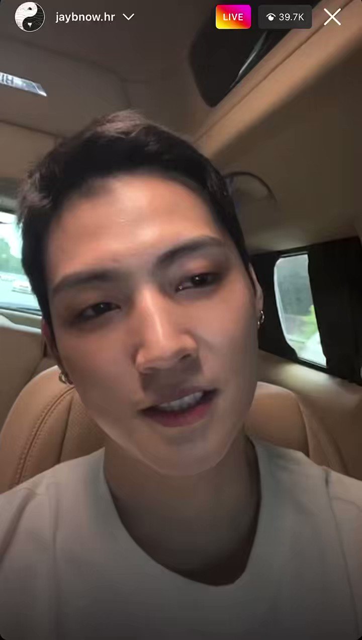 All Arõund JAY B¨ on Twitter: "[2022.07.12] jaebeom IG Live ดูยิ้มสิ 🥹😳 ￣￣ #JAYB #IMJAYBSM https ...