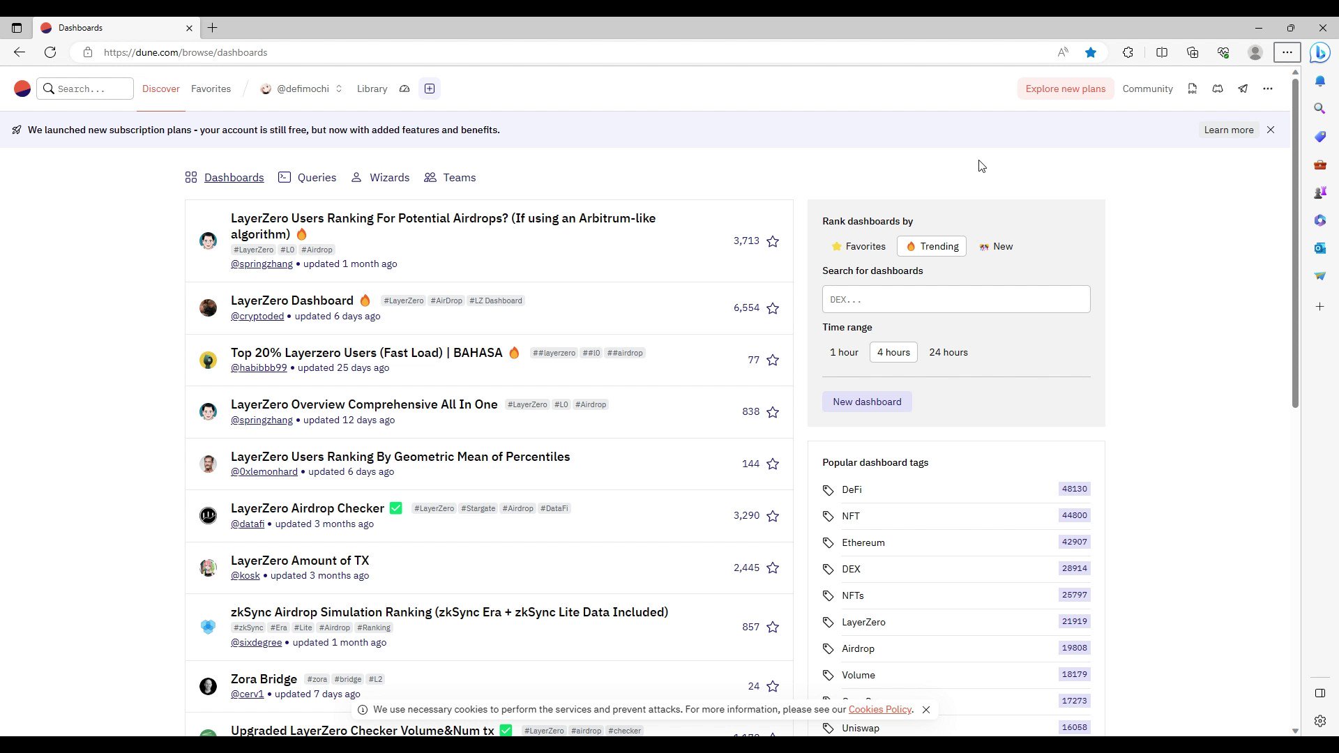Defi_Mochi on Twitter: "1️⃣ Creating the query ⌨️ Step 1: Navigate to create a new query. Step 2 ...