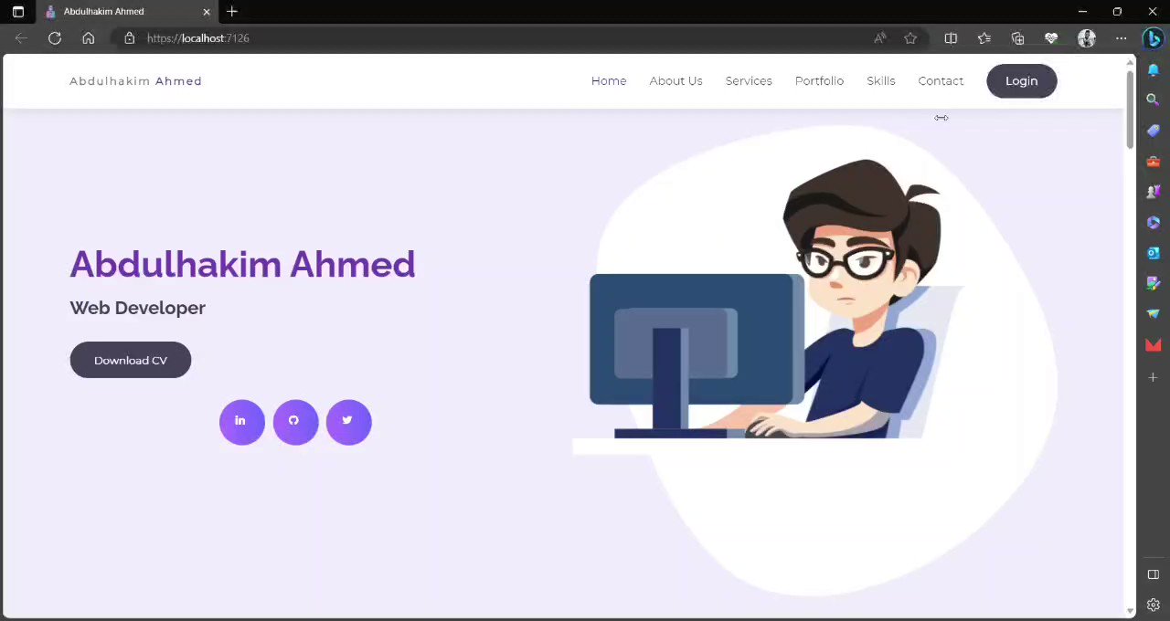 Kemo On Twitter Im Glad To Show The Progress Of My Own Portfolio Website In Addition Its