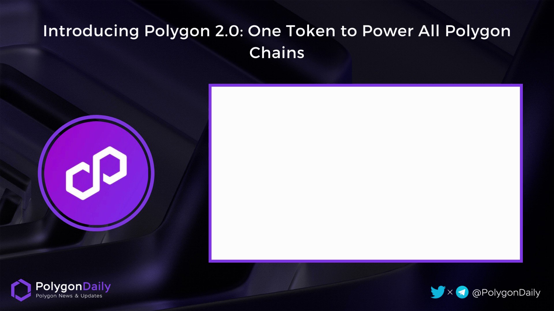 Polygon Daily 💜 on Twitter: "📢 Introducing @0xPolygon 2.0: One Token to Power All Polygon Chains ...