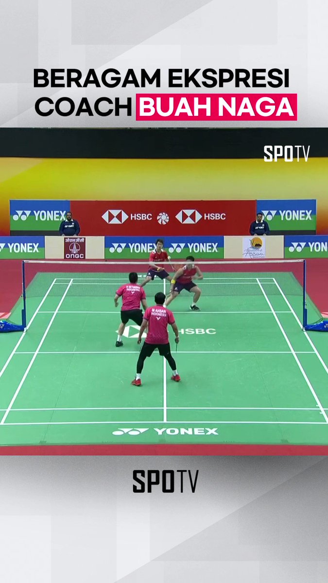 SPOTV Indonesia on Twitter: "#BWF 🏸 | Berbagai macam ekspresi Coach Buah Naga sewaktu ...
