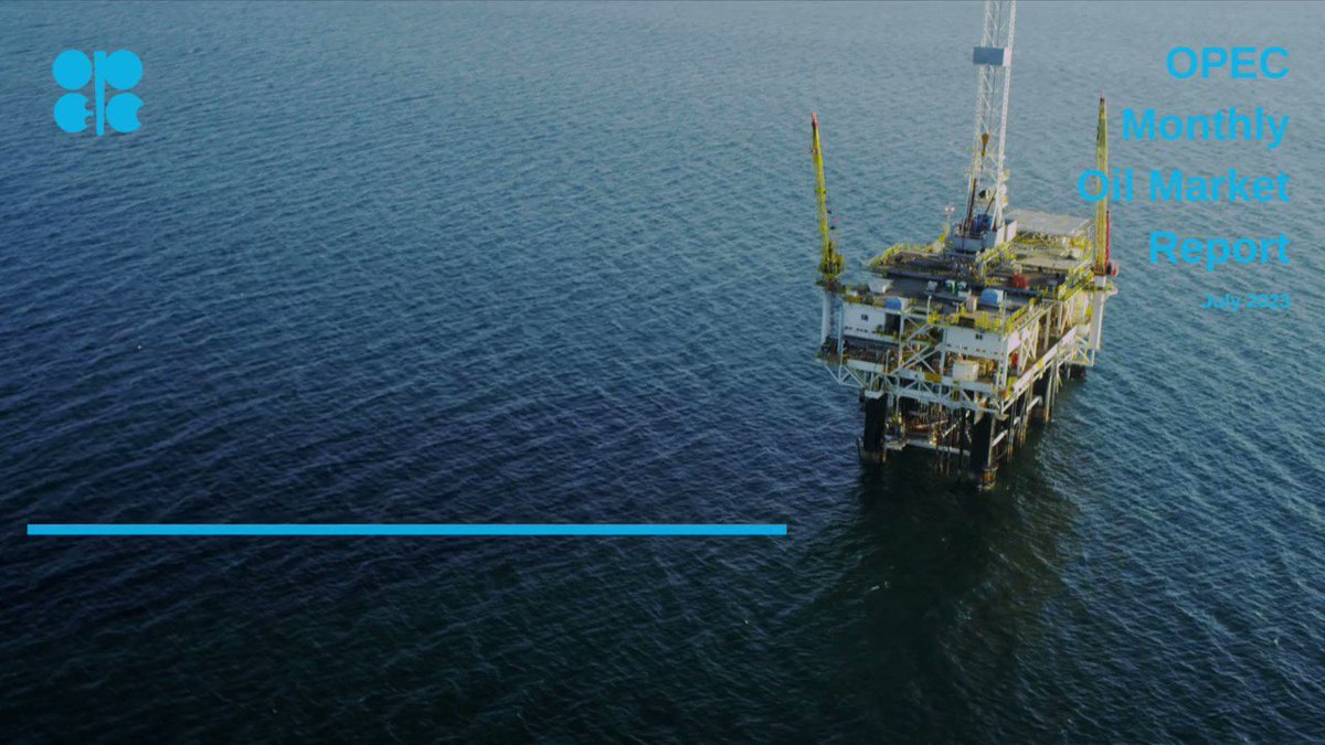 OPEC on Twitter: "#OPEC-13 crude oil production averaged 28.19 mb/d in June #MOMR Download full ...