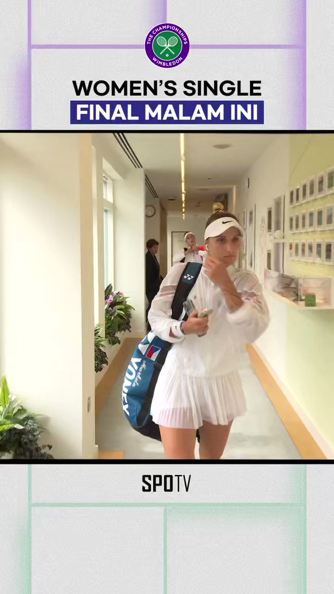 SPOTV Indonesia on Twitter: "#Wimbledon 🎾 | Ons dan Vondroušová sudah otw court. Kira-kira siapa ...