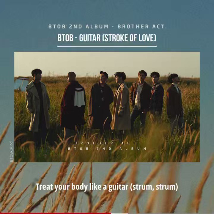 Kaye 🐾 on Twitter: "It's BTOB's Guitar... do I need to say more I MEAN– 🥵"