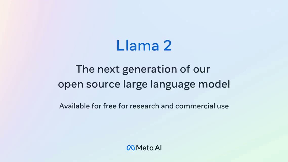 Steve Nouri on Twitter: "Meta just dropped a 💥, the new state-of-the-art open LLM LLaMA 2 is the ...