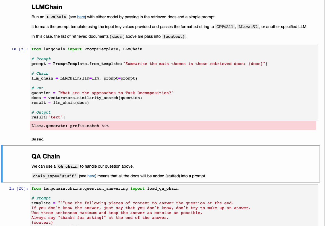Lance Martin on Twitter: "Private Chat / QA over docs at ~25 tokens / s with 13b Llama-v2 (on ...