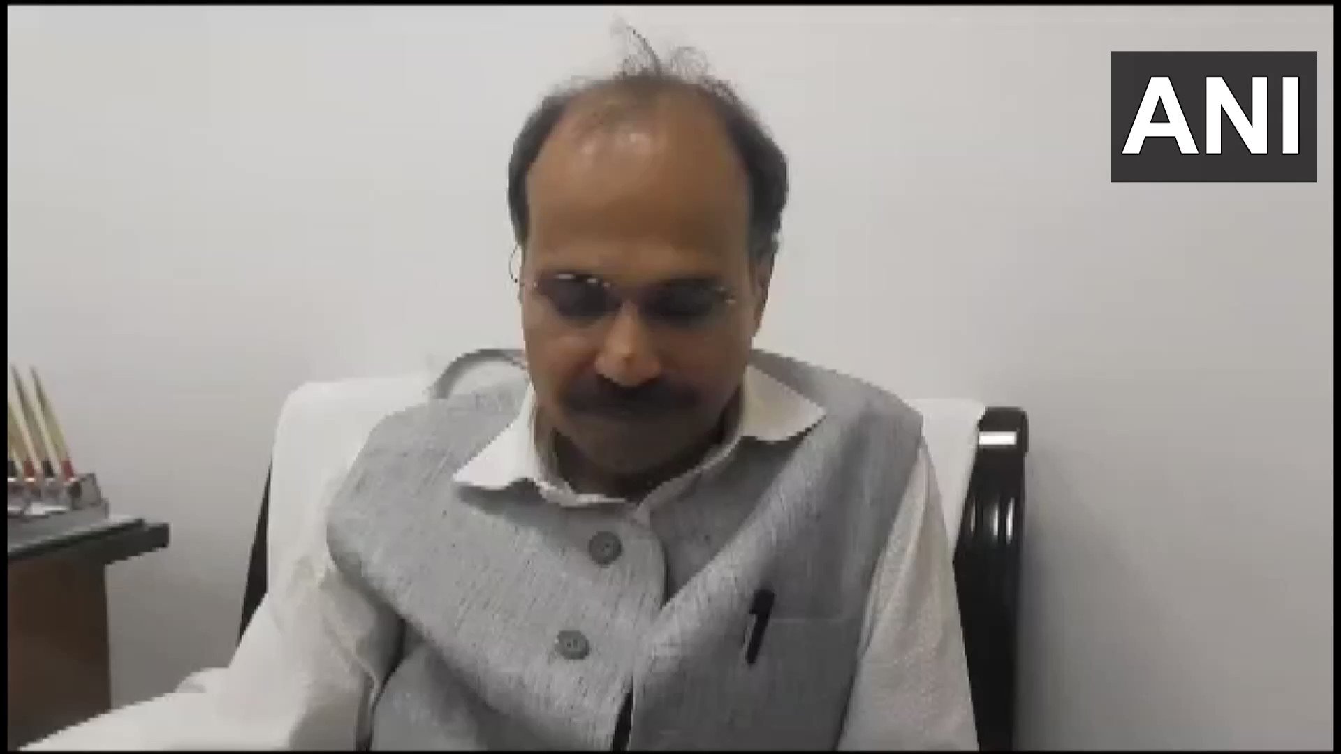 ANI on Twitter: "#WATCH | Congress MP Adhir Ranjan Chowdhury says, "...I feel it is strange that ...