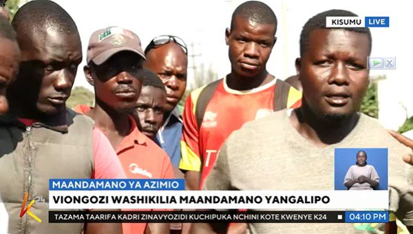 K24 TV on Twitter: ""Hii maandamano itaendelea na tunataka Rais wetu Raila Odinga pia next week ...