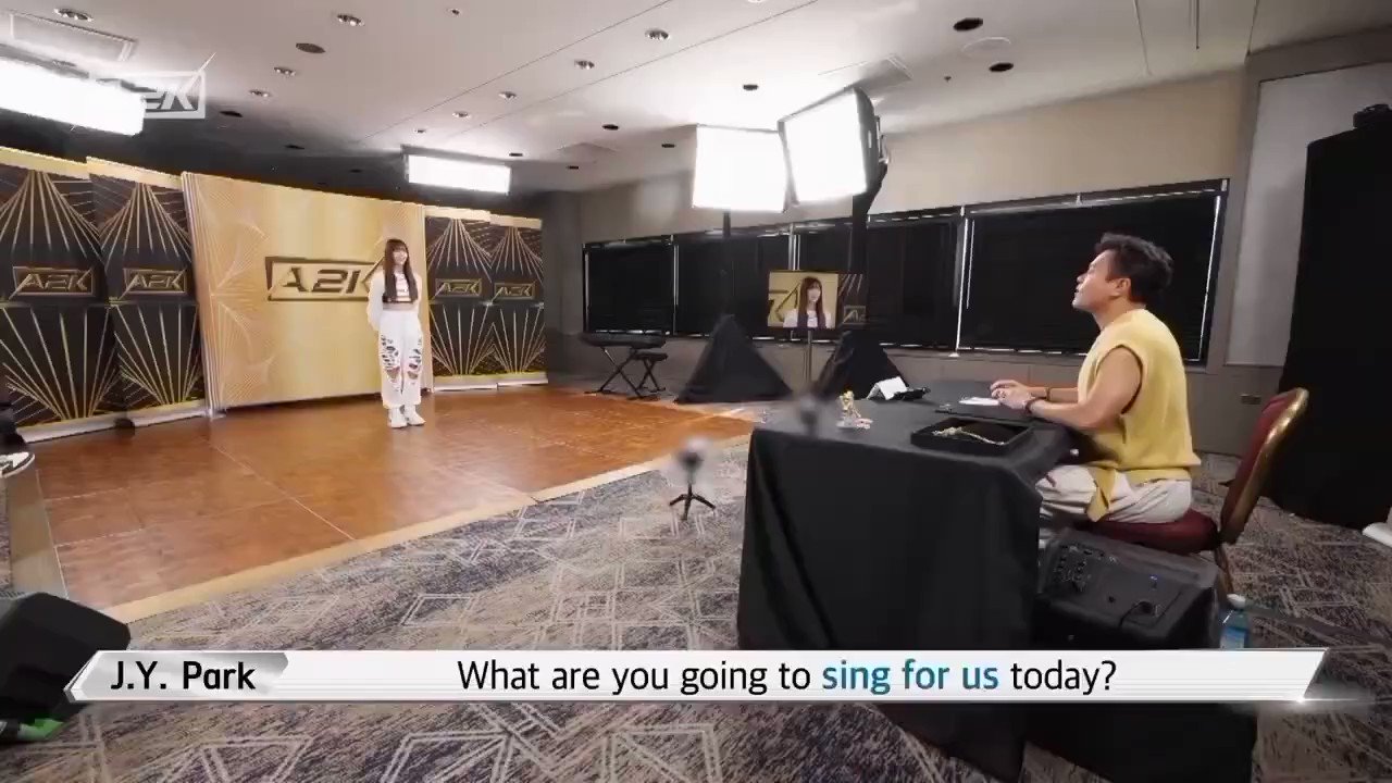 JYP TRAINEES on Twitter: "[📺 RECAP | EP. 3] Gina Debosschere sang “Easy On Me” by Adele and ...