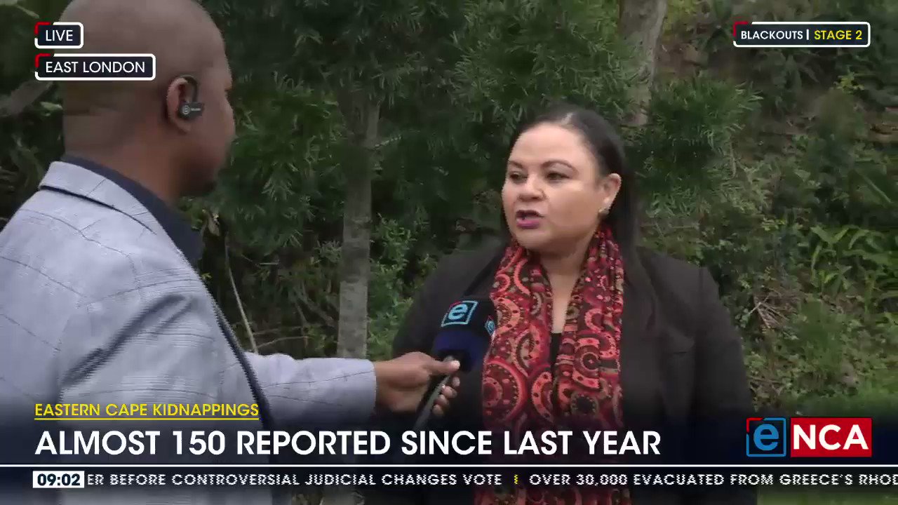 eNCA on Twitter: "Kidnappings are on the rise in the Eastern Cape. Almost 150 kidnappings have ...