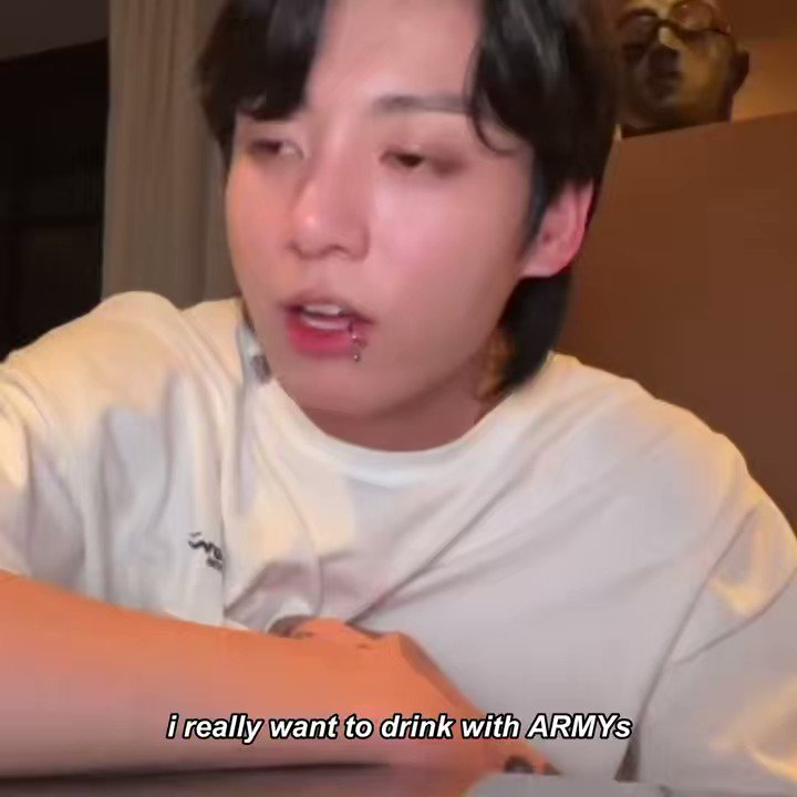 jungkook admirer₇ on Twitter: "jungkook who wants to drink with ARMYs and chat like friends 🥺 ...