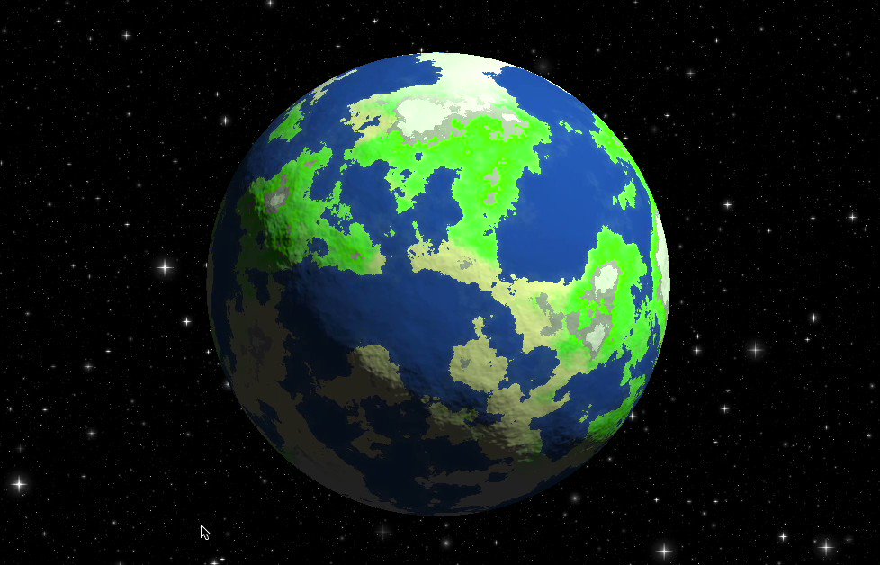 Refaay on Twitter: "#webgl You might think this is a 3D sphere with an earth texture mapped to ...