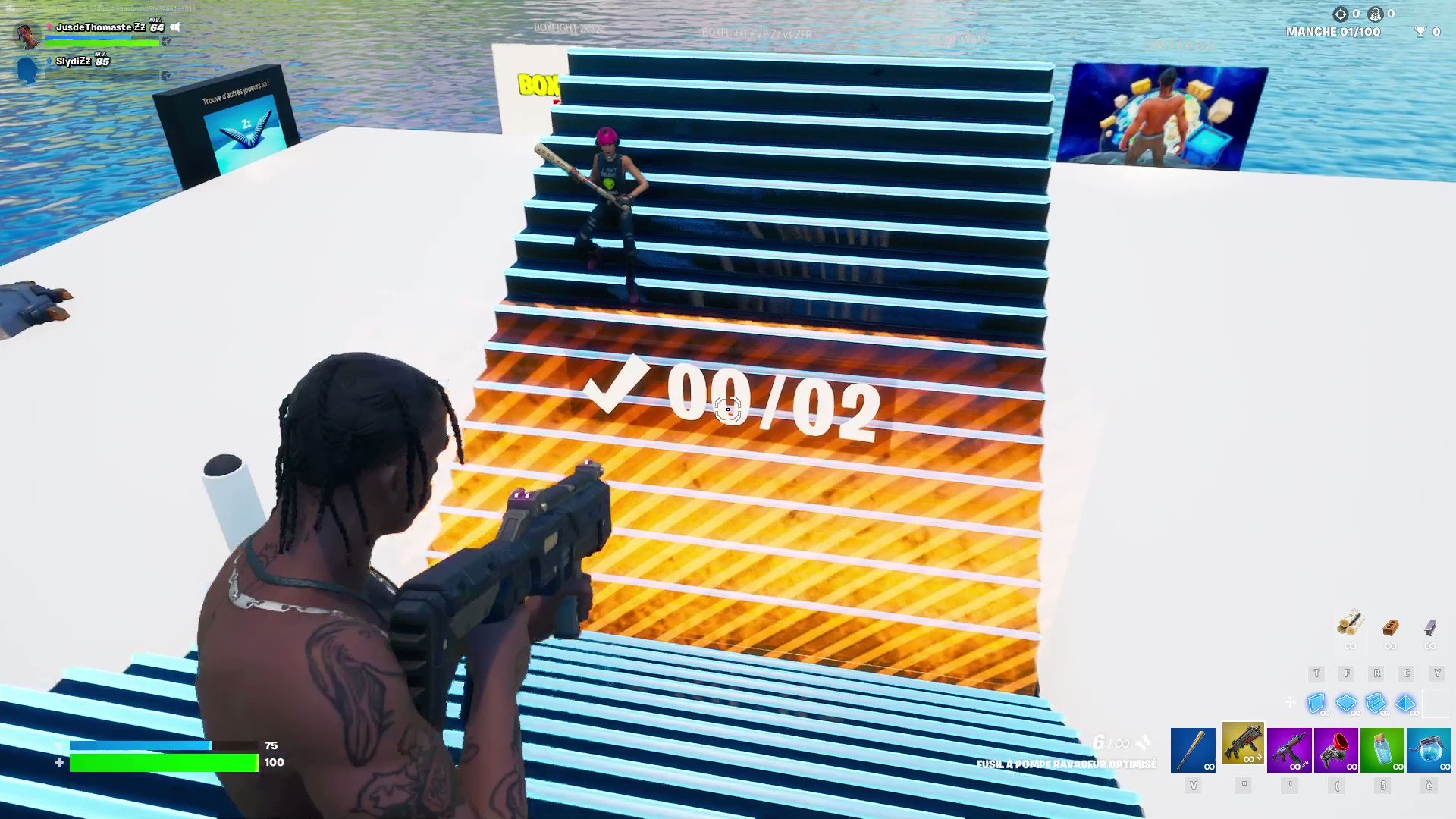 Wazz On Twitter On A Ajouté Pleins De Fonctionnalités Sur La Map 1v1 Buildfight 🤠 Ajout Du 5104