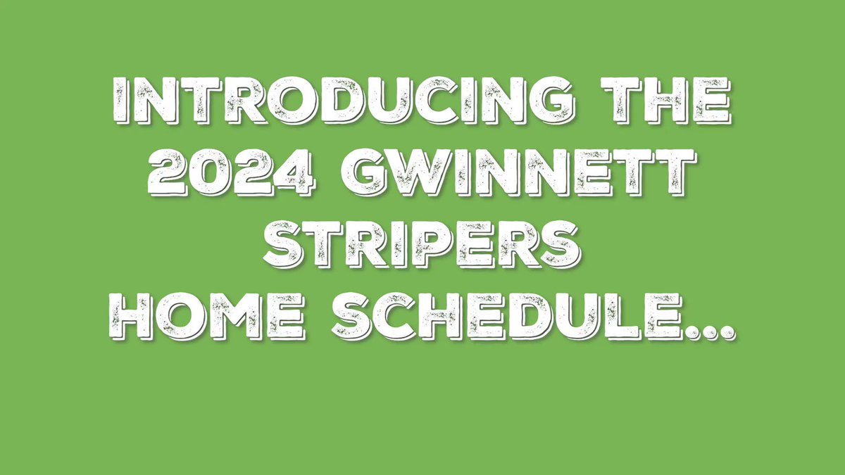 Gwinnett Stripers 2024 Schedule Season - Daron Emelita Gwinnett Stripers 2024 Schedule Season - Daron Emelita