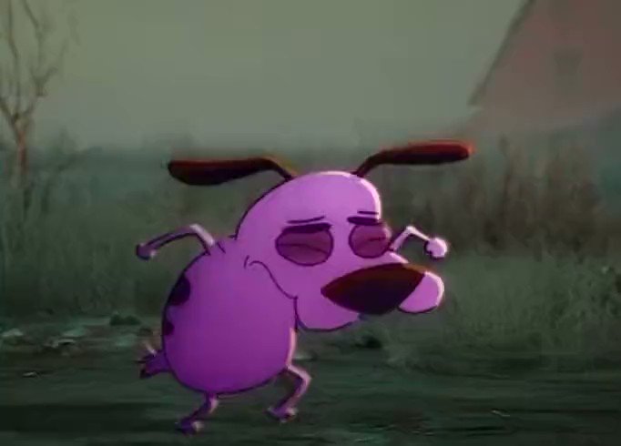 Courage The Cowardly Dog Sad Comic