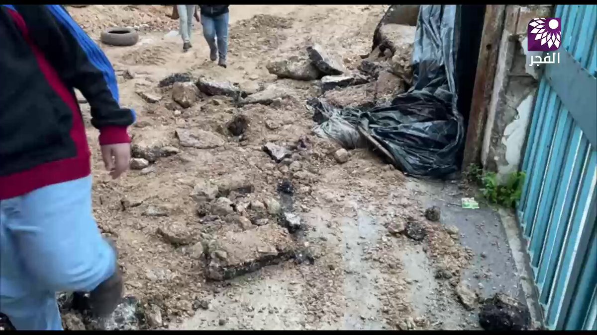 المركز الفلسطيني للإعلام تغطية صحفية صورة من مكان إرتقاء الشاب