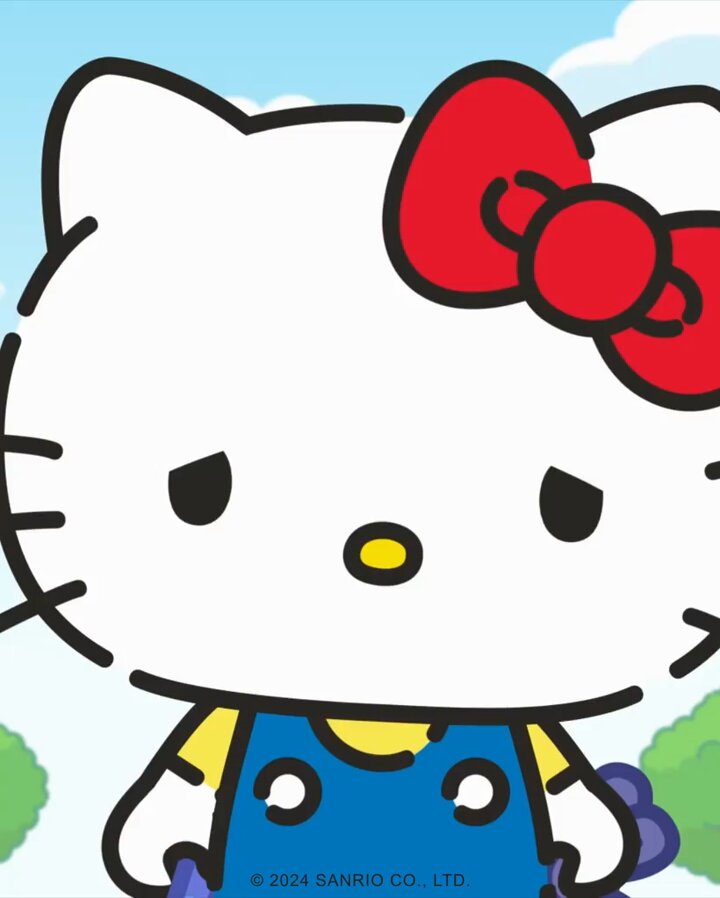 Angry hello kitty store