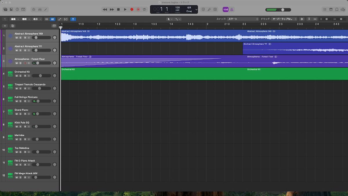 【深夜の2時間DTM】トレジャーハンターをイメージした曲 - posfie